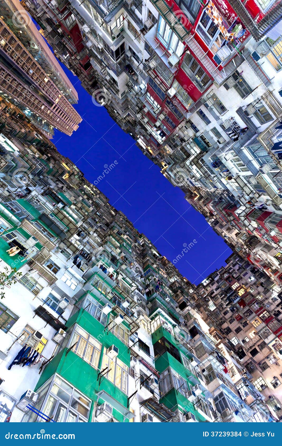 Packed urban in Hong Kong stock photo. Image of skyscrapers - 37239384