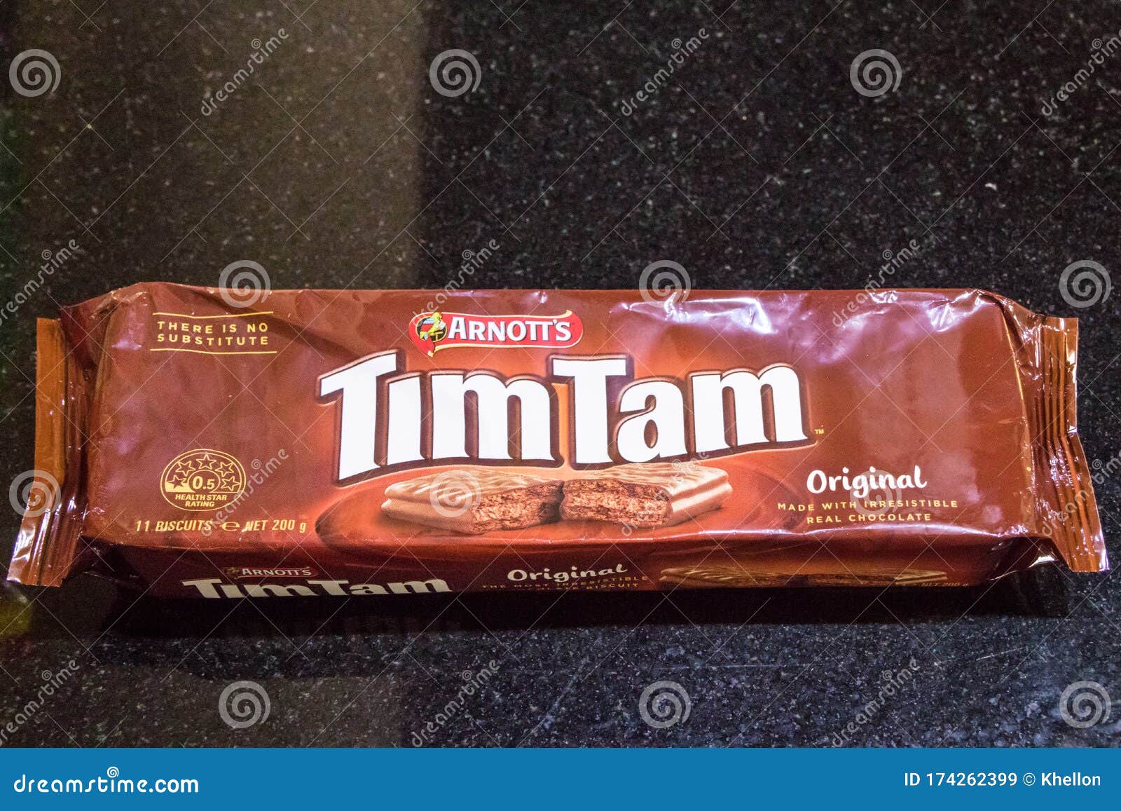 Packet Of Arnotts Tim Tam Chocolate Biscuits Editorial Photo ...