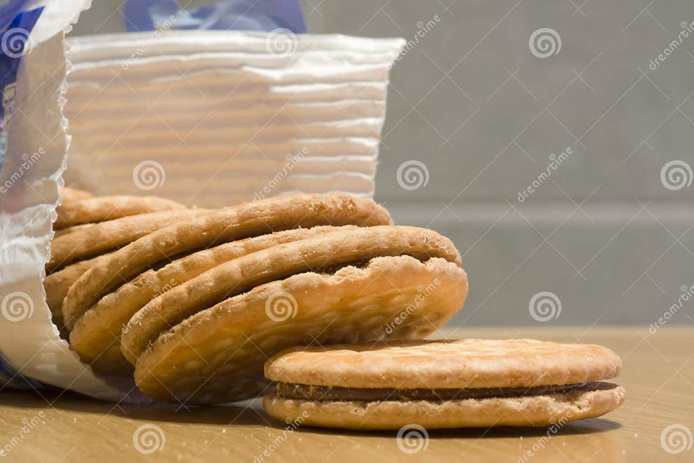 Packet of biscuits stock image. Image of cooking, nutrition - 14177967