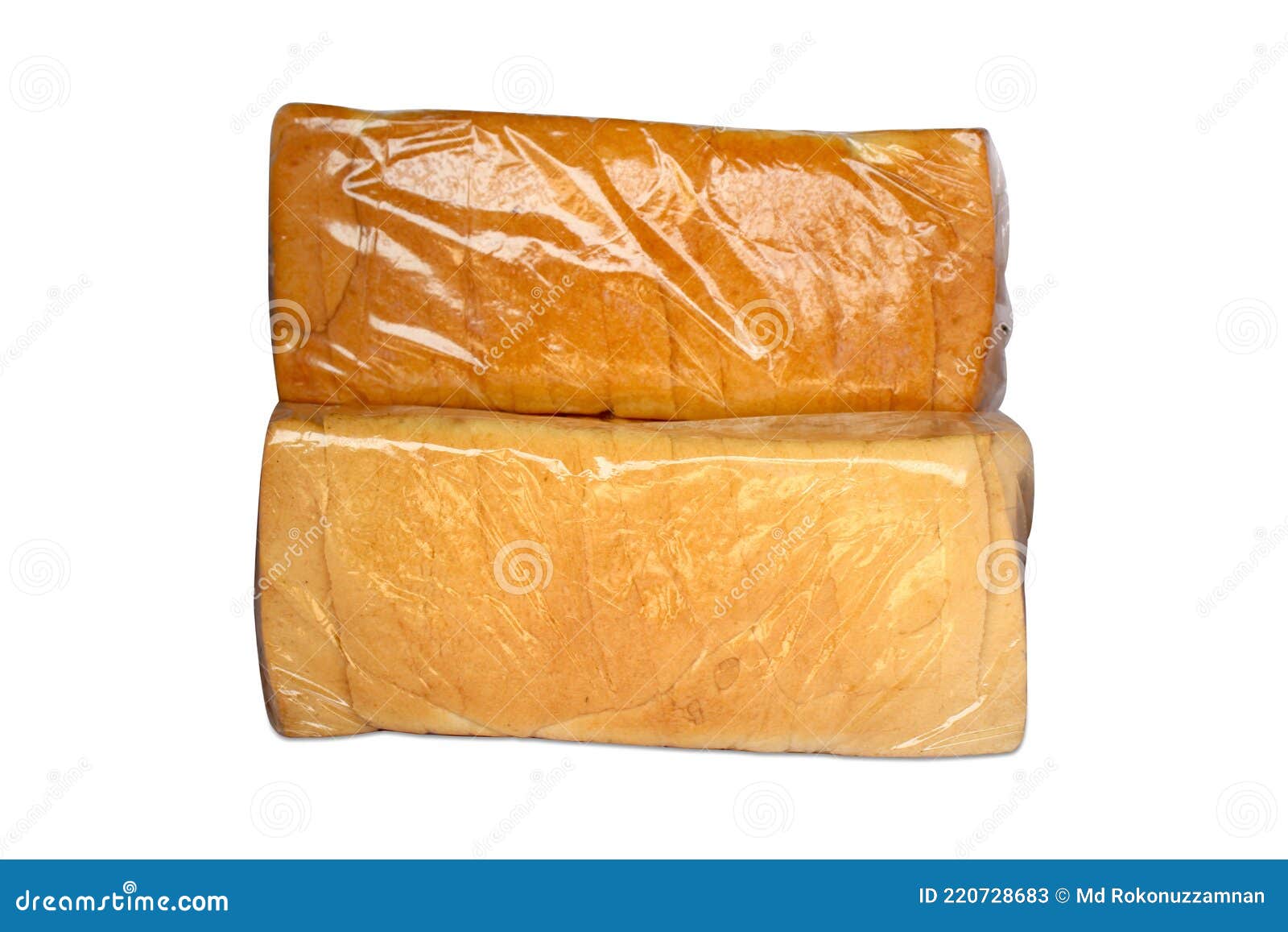 15 Packet Bread on White Background Stock Image - Image of high, meat ...