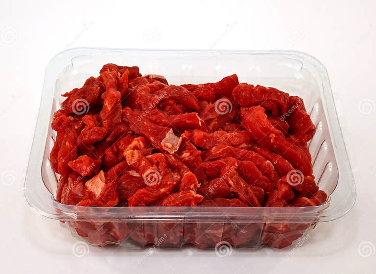 Packet of chopped red meat stock photo. Image of healthy - 29350664