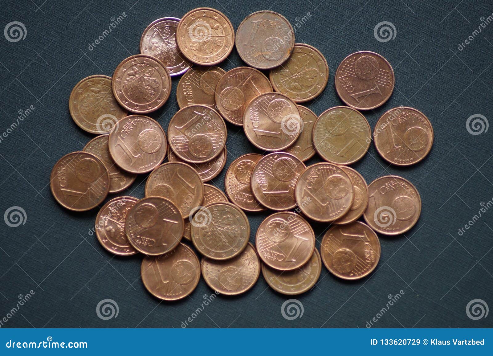 A Packet of Euro Cent Coins Stock Image - Image of exchange, money ...