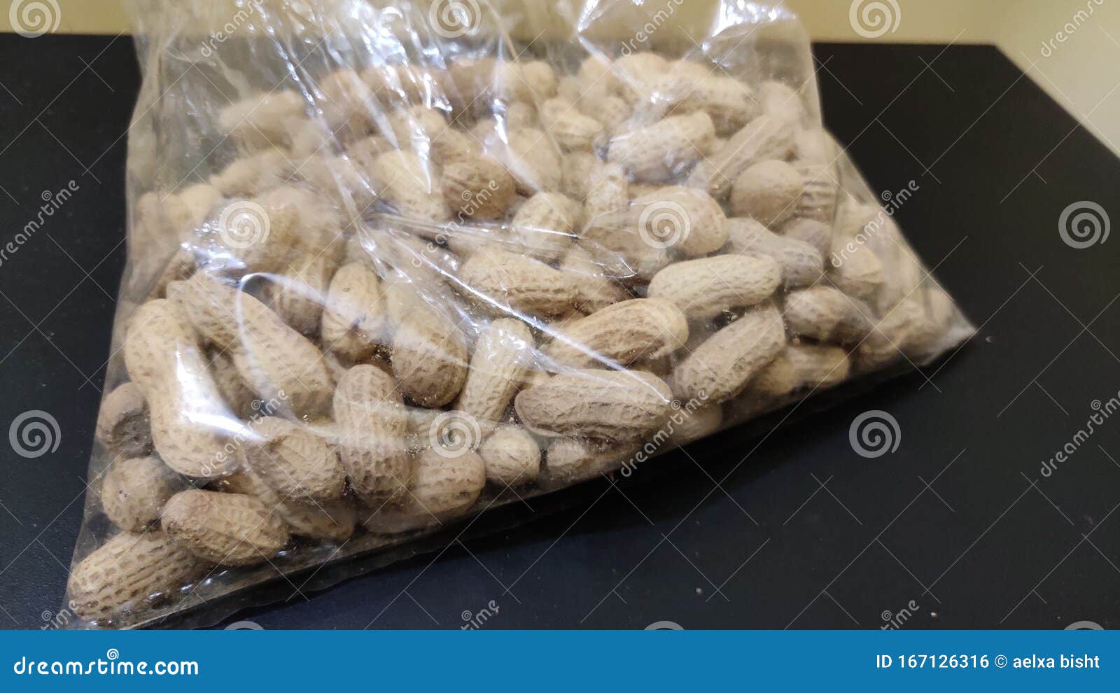 Packet of peanut stock photo. Image of winter, peanut - 167126316
