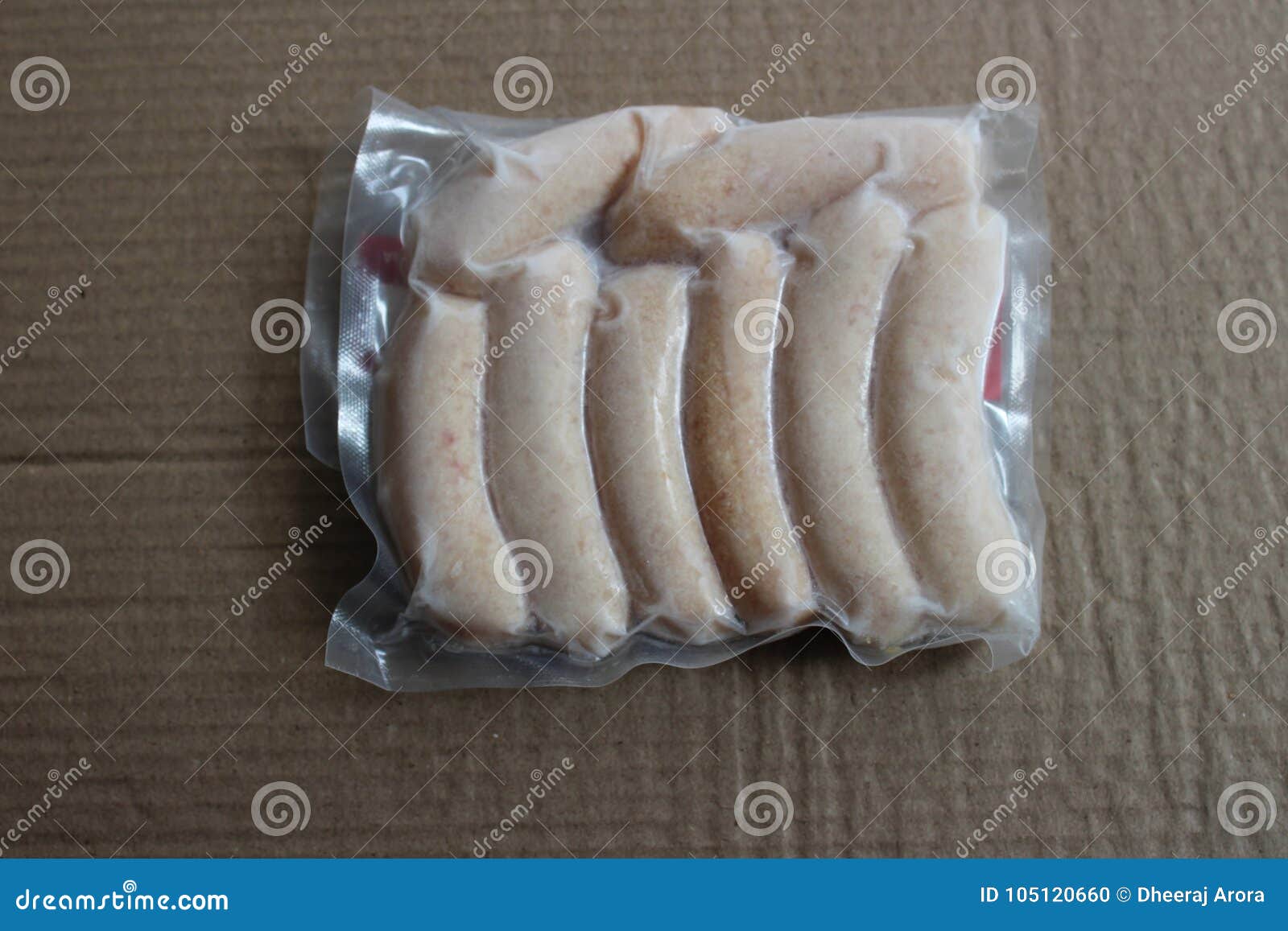Packet of Plain Chicken Sausages Stock Photo - Image of plain, snacks ...