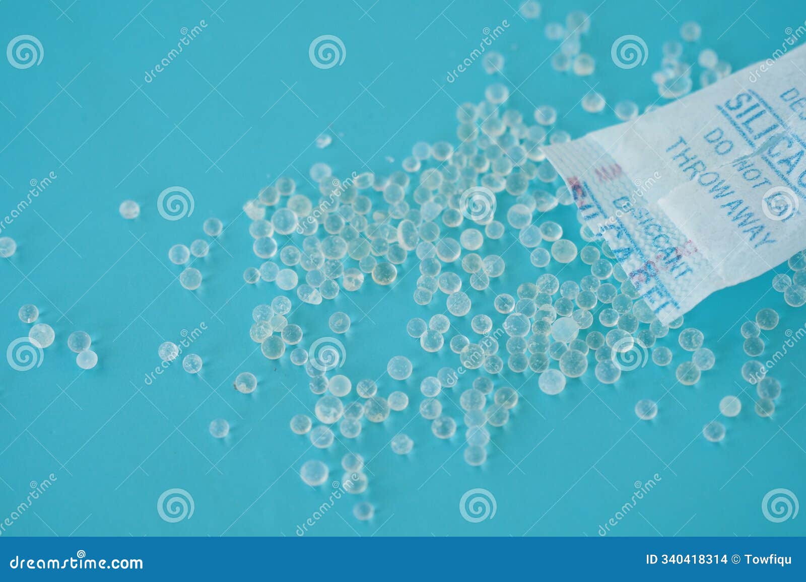 Packet with Silica Gel on Table , Stock Photo - Image of hardware ...