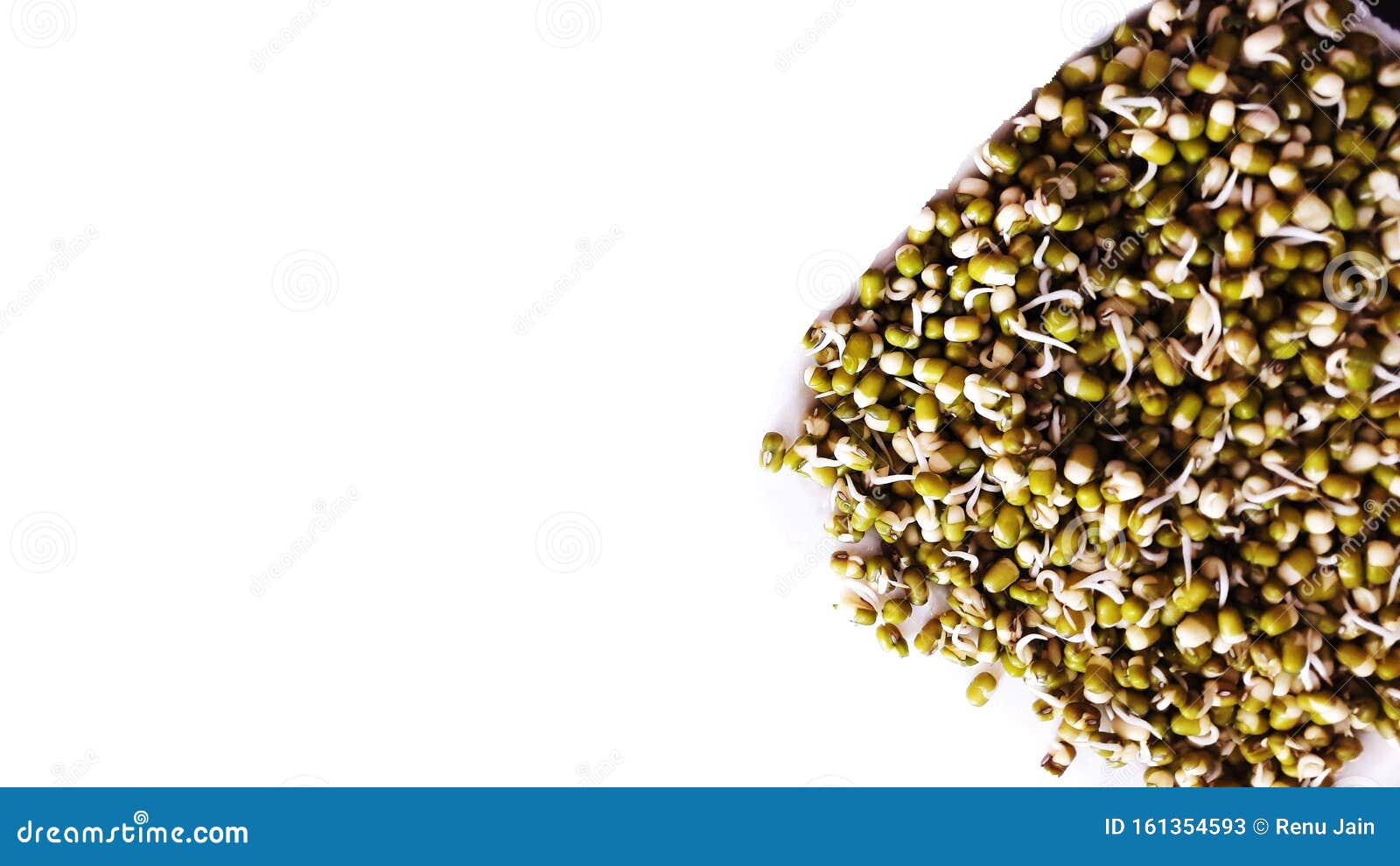 Packets of Healthy Sprouted Lentils Stock Image - Image of earthenware ...