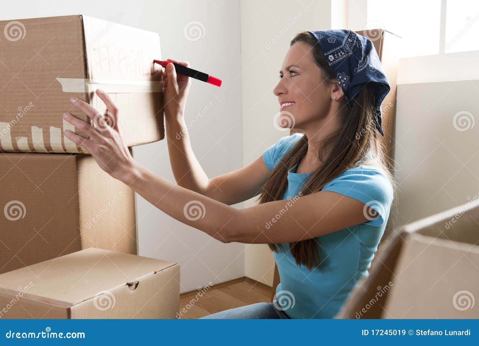 Packing stock image. Image of brown, young, changing - 17245019
