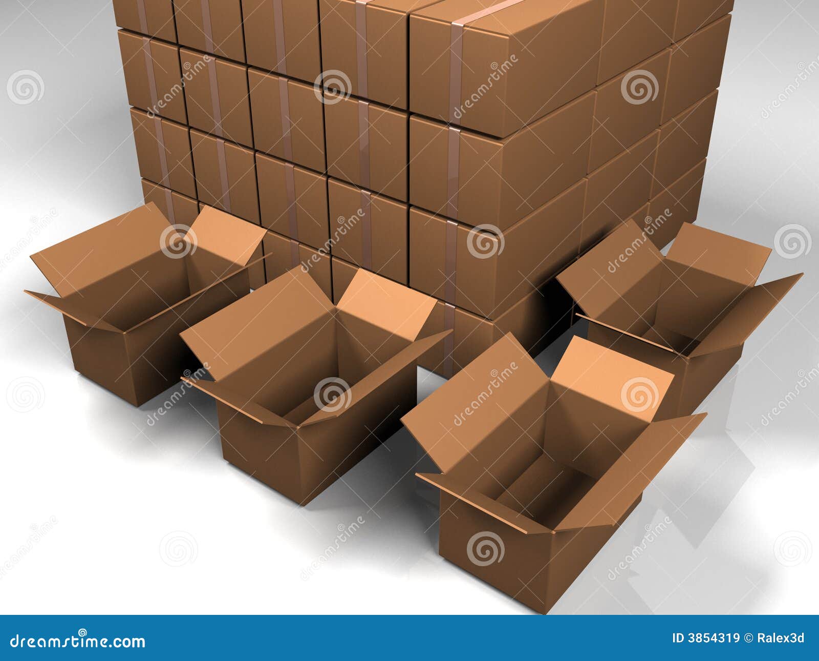 Packing stock illustration. Illustration of tape, distribution - 3854319