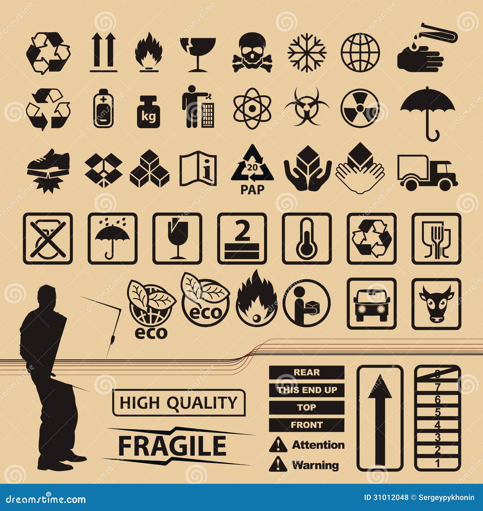 Packing Vector Illustration | CartoonDealer.com #31012048