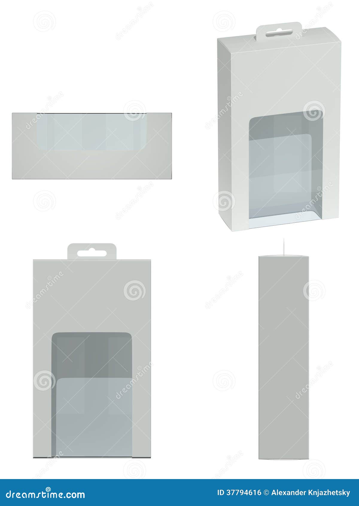 Packing box with cut stock illustration. Illustration of merchandise ...
