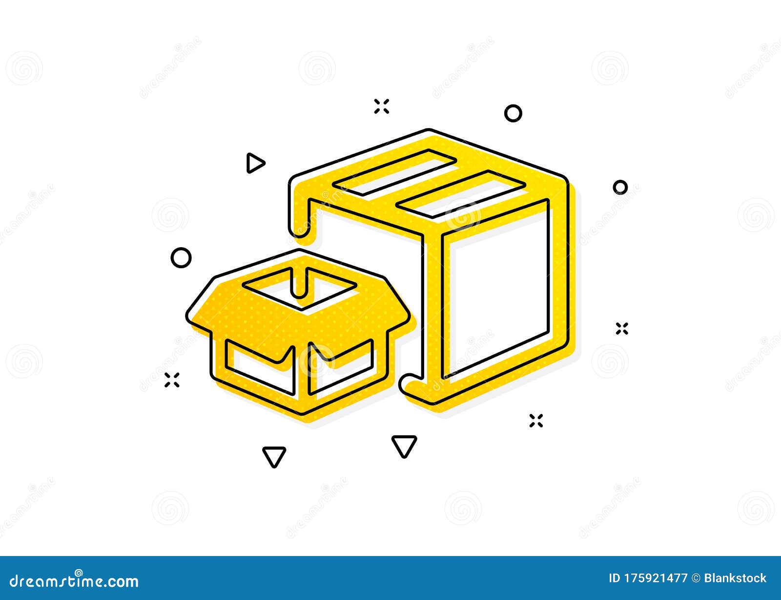 Packing Boxes Icon. Delivery Parcel Sign. Cargo Box. Vector Stock ...