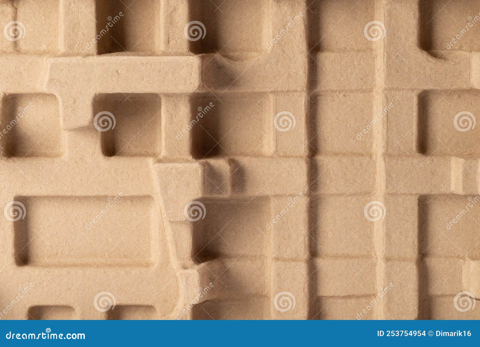 Packing Cardboard Shock Absorber Stock Photo - Image of paper, object ...