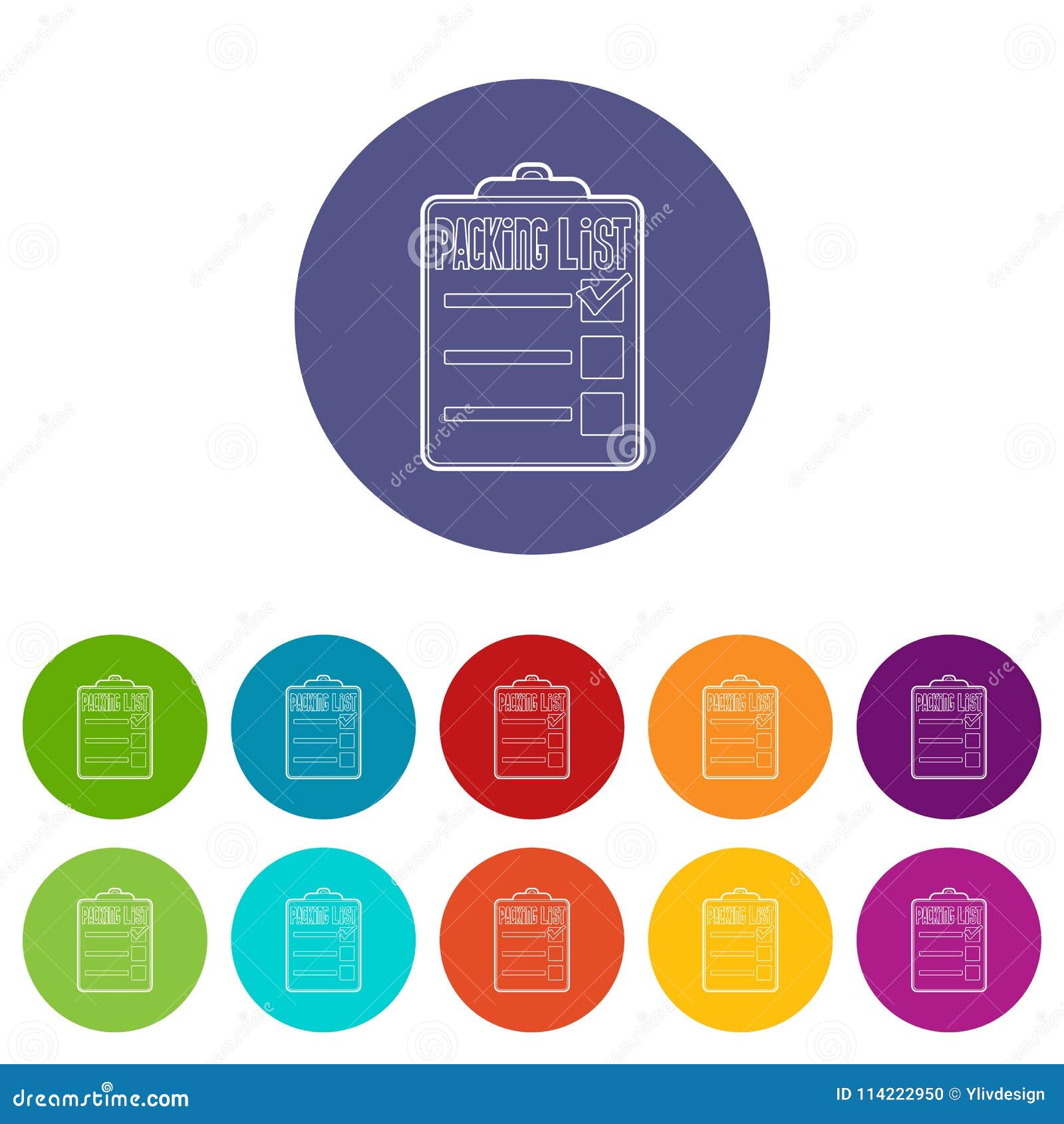 Packing List Icons Set Vector Color Stock Vector - Illustration of ... Packing List Icons Set Vector Color Stock Vector - Illustration of ...