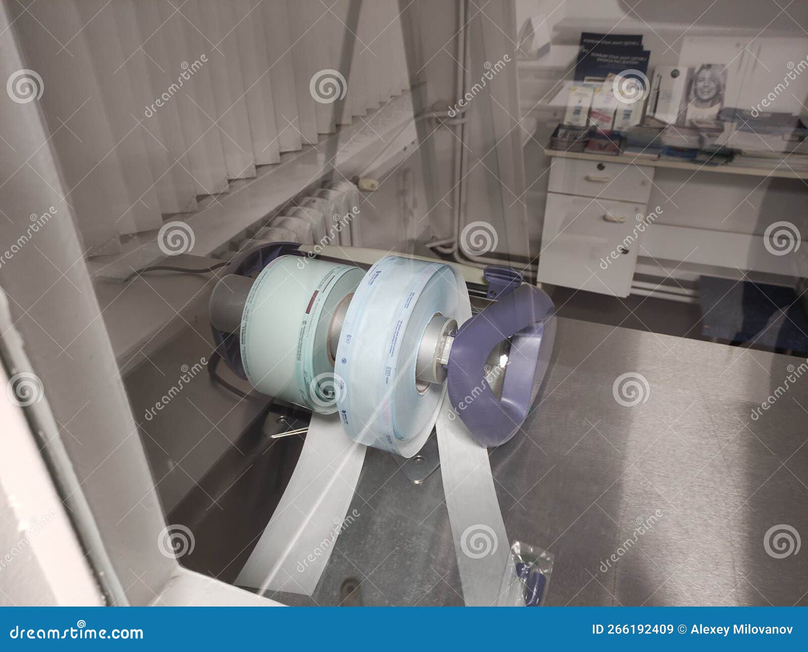 Packing Machine for the Dental Instruments Stock Image - Image of ...
