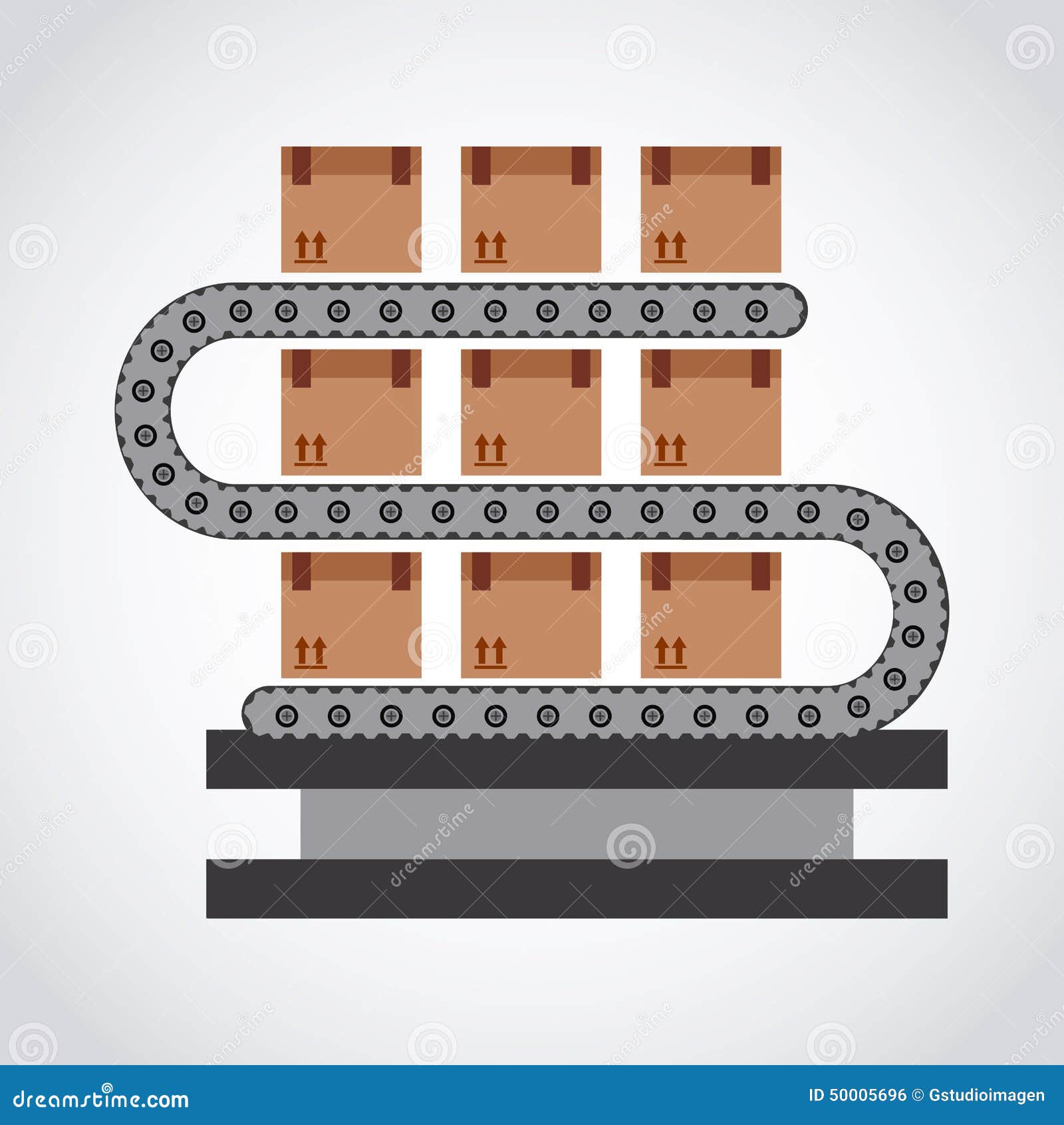 Packing machine stock vector. Illustration of engineering - 50005696