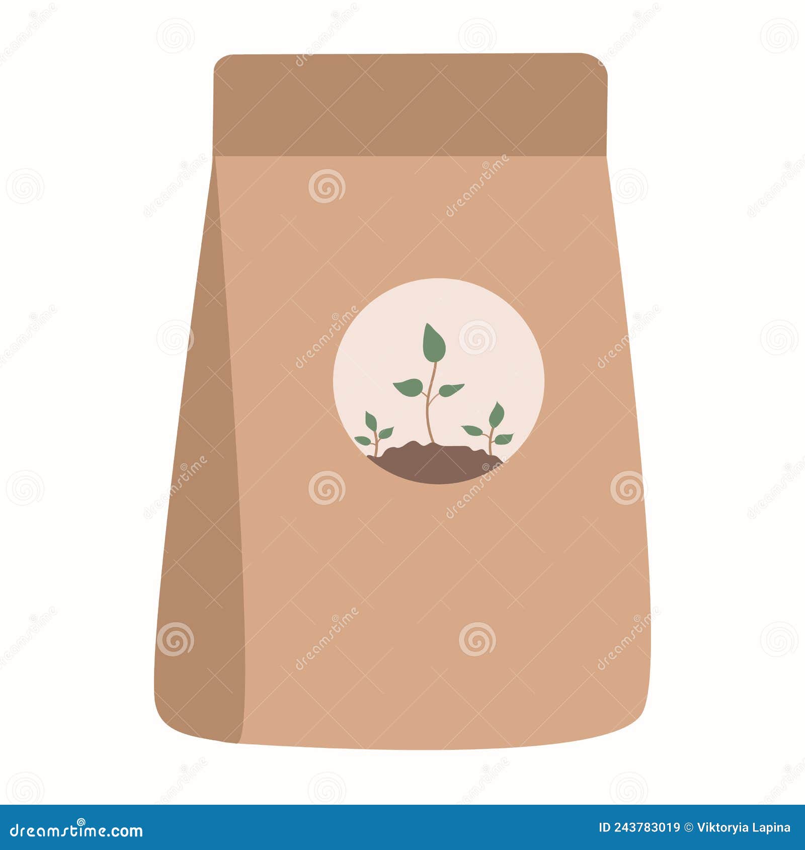 Packing with Soil for Plants in. Potting Soil, Various Fertilizers ...