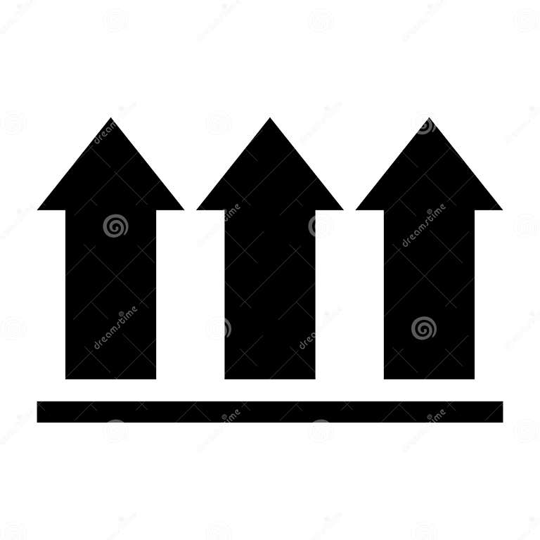 Packing Symbol, this Side Up, Vector Illustration Stock Vector ...