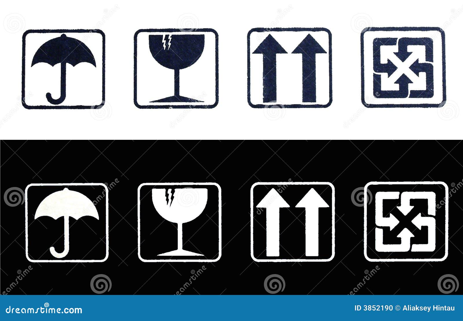 Packing symbols stock illustration. Illustration of design - 3852190