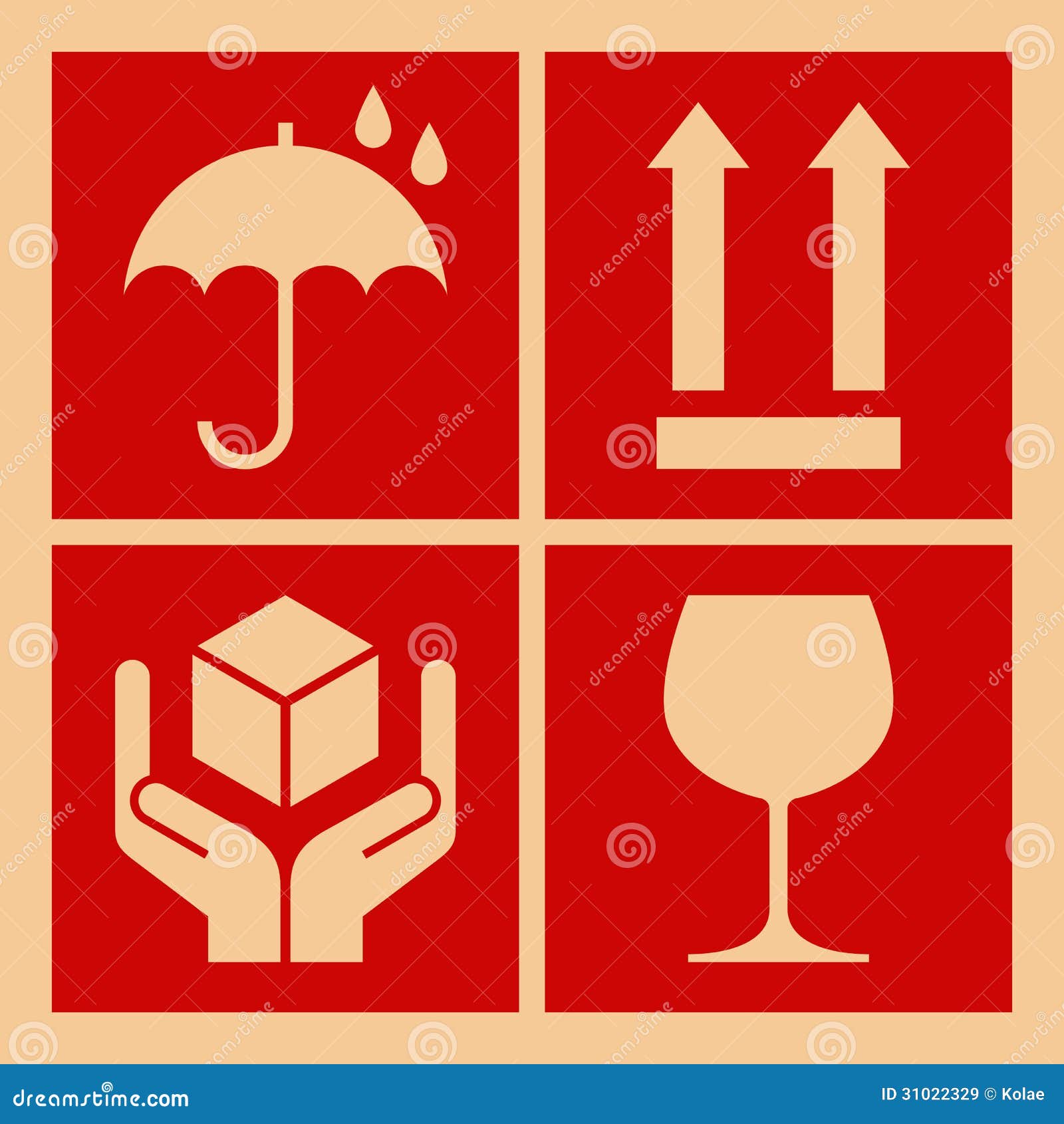 Packing symbols stock vector. Illustration of crate, merchandise - 31022329