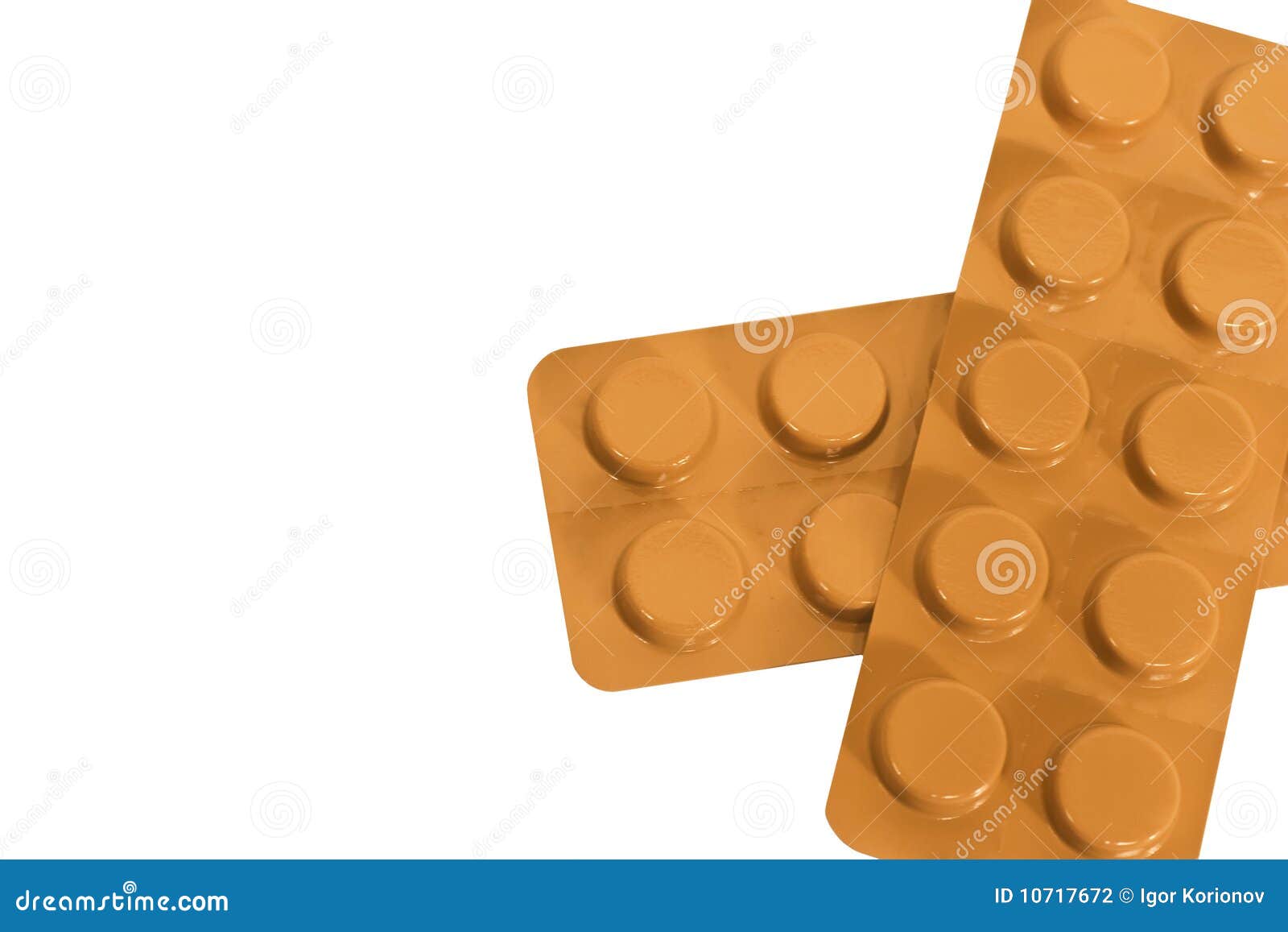 Packing of Tablets on a White Background Stock Photo - Image of ...