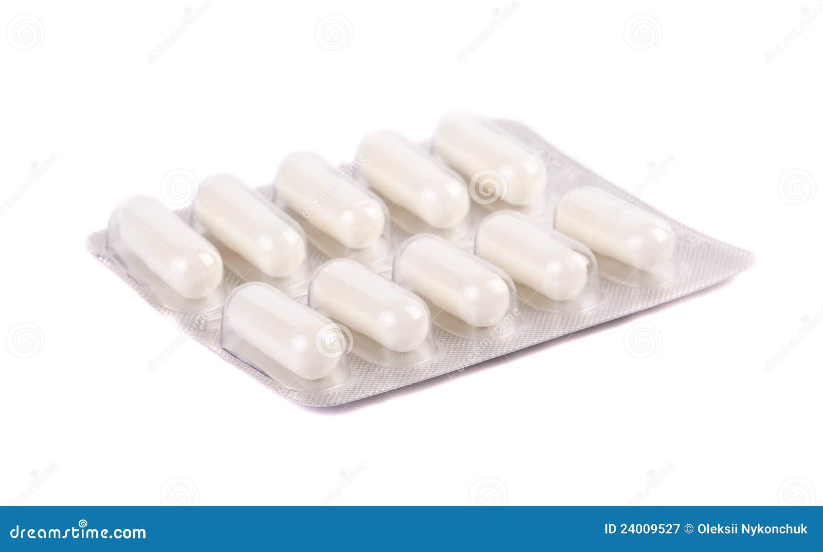Packing of white tablets stock image. Image of vitamin - 24009527