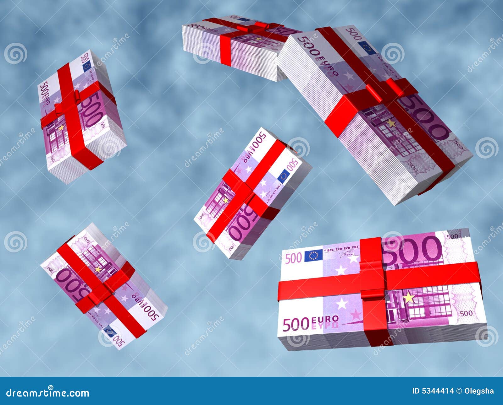 Packs Euro stock illustration. Illustration of union, gold - 5344414