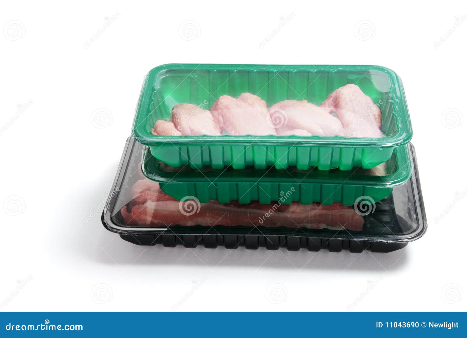 Packs of Fresh Food stock photo. Image of containers - 11043690