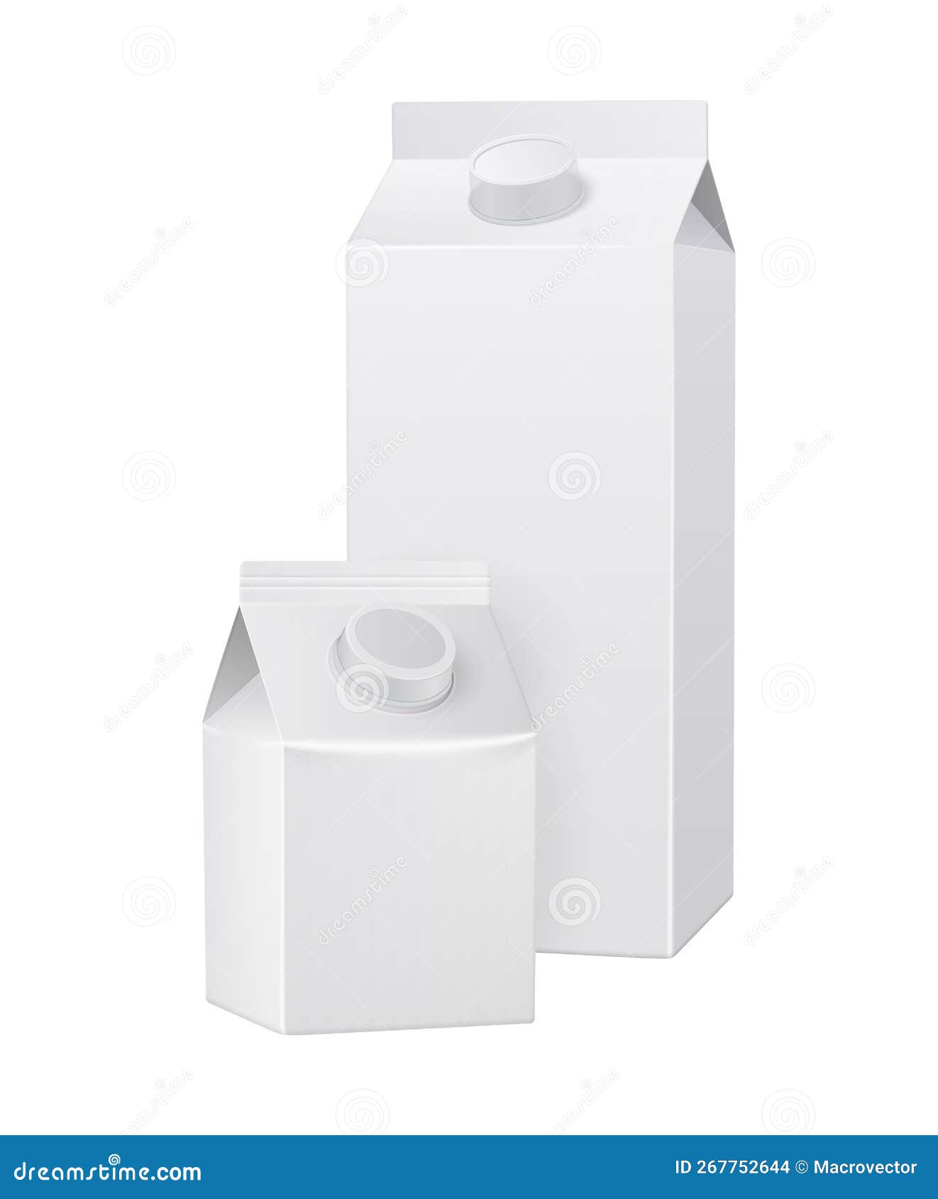 Packs of Milk Composition stock vector. Illustration of milk - 267752644