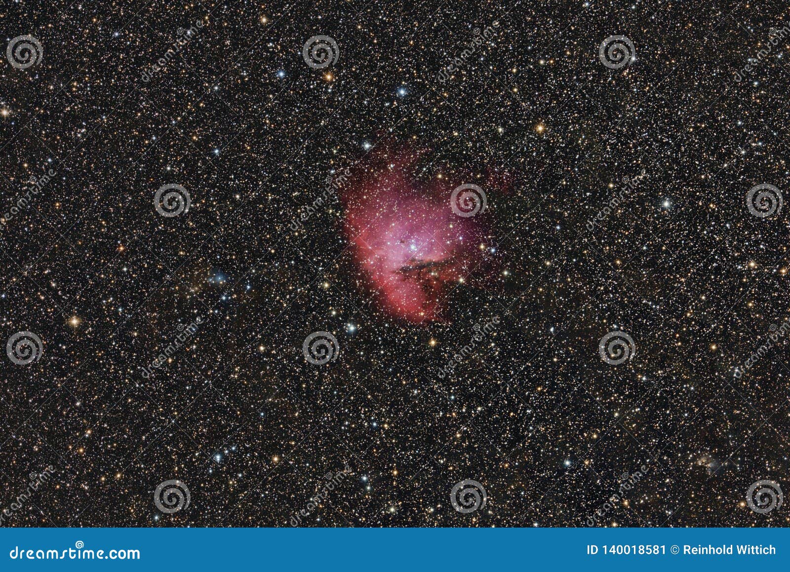 Pacman Nebula stock image. Image of constellation, telescope - 140018581