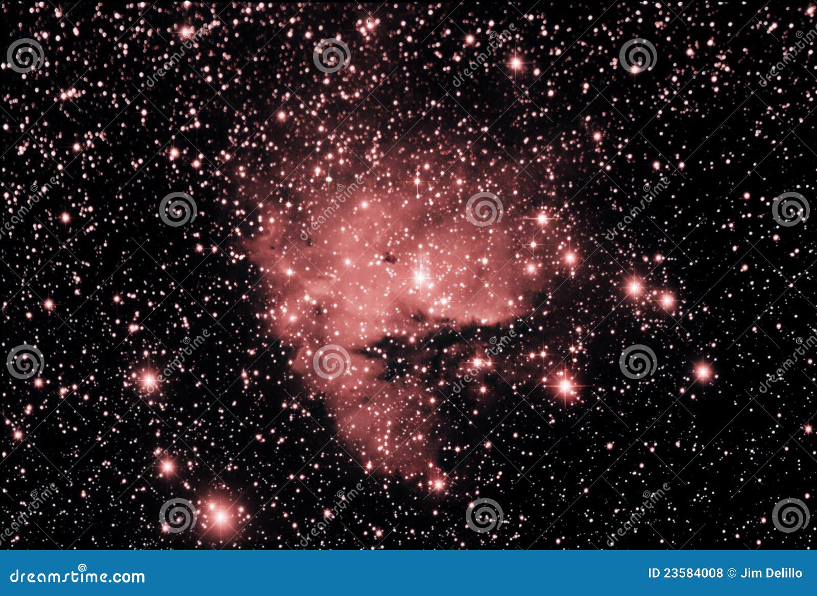NGC281 Pacman Nebula Ha-alpha Royalty-Free Stock Photography ...