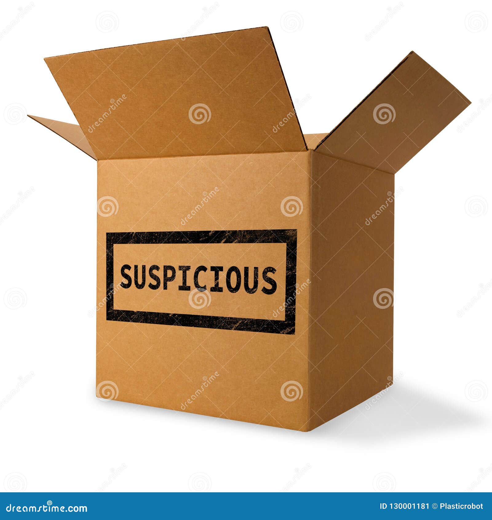 Pacote Suspeito E Possivelmente Perigoso Imagem de Stock - Imagem de ...