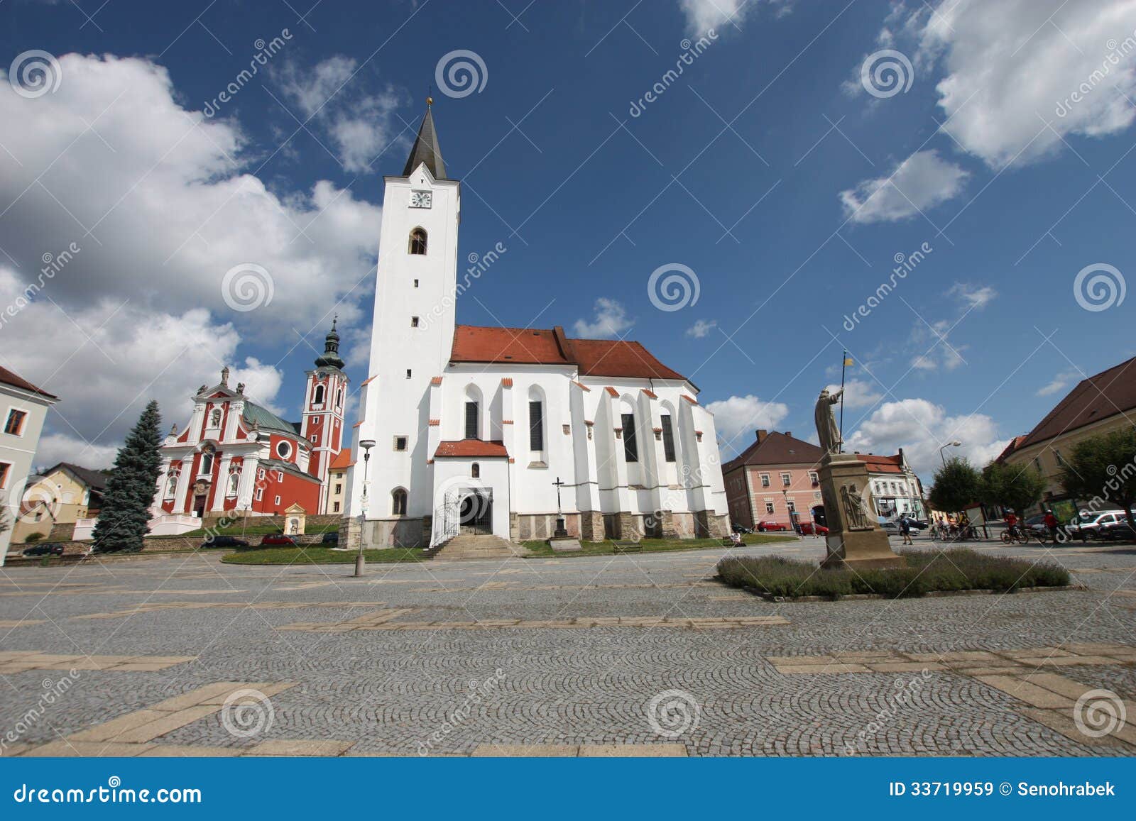 Pacov stock image. Image of building, church, historical - 33719959