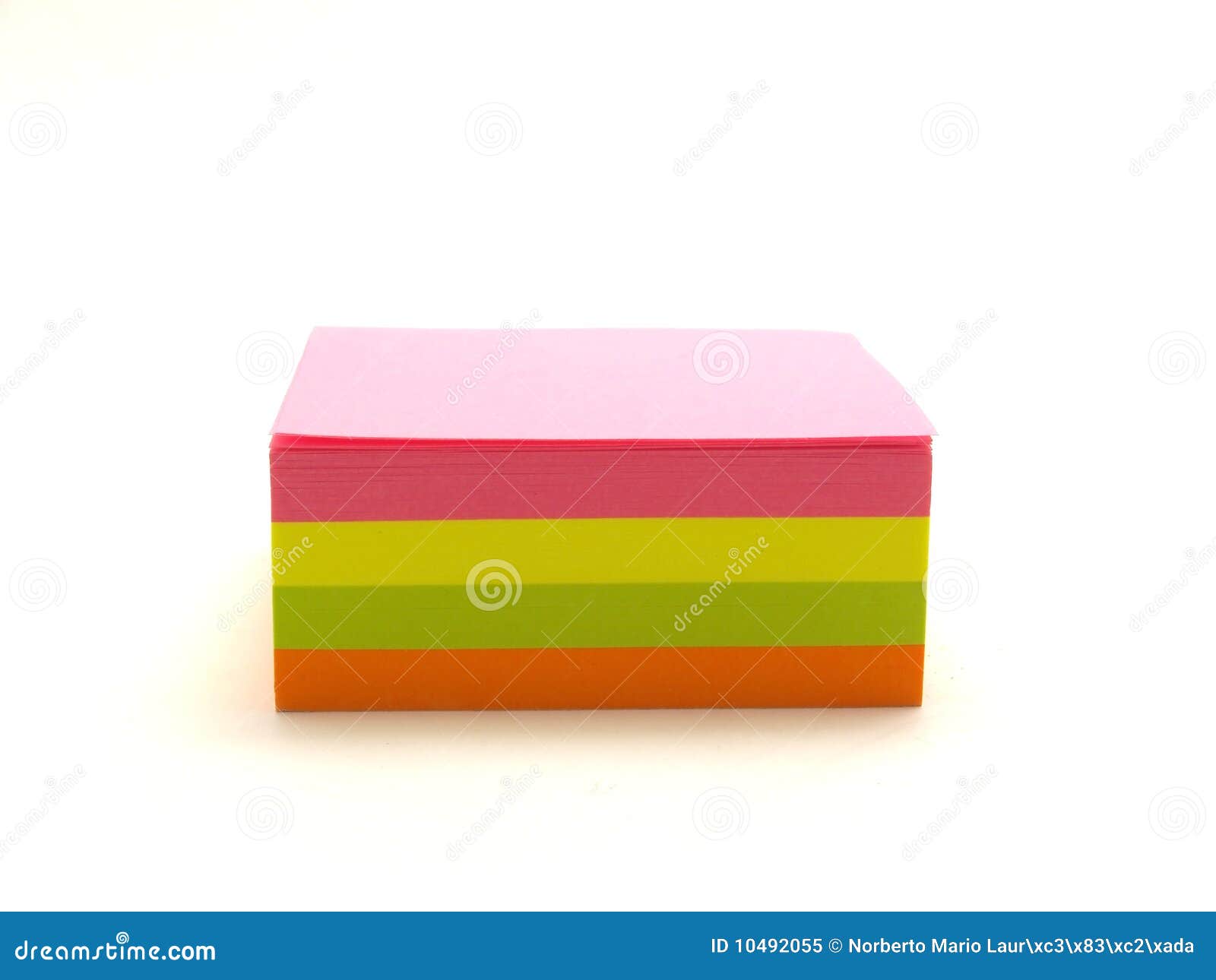 Pad color stock image. Image of sticky, call, color, batch - 10492055