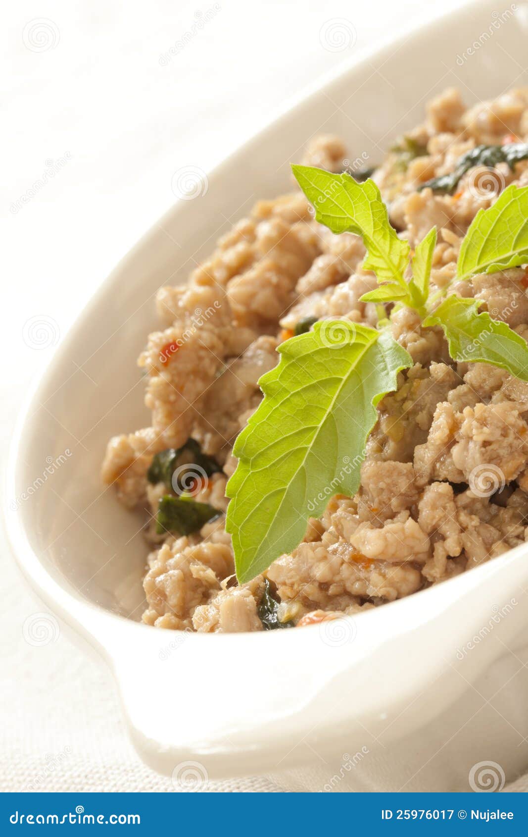 Pad ka prao as thai food stock image. Image of spicy - 25976017