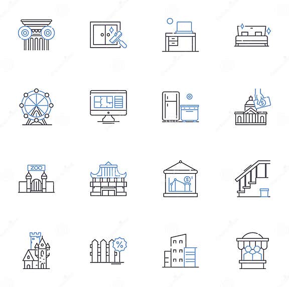 Pad Line Icons Collection. Comfortable, Practical, Portable, Efficient ...