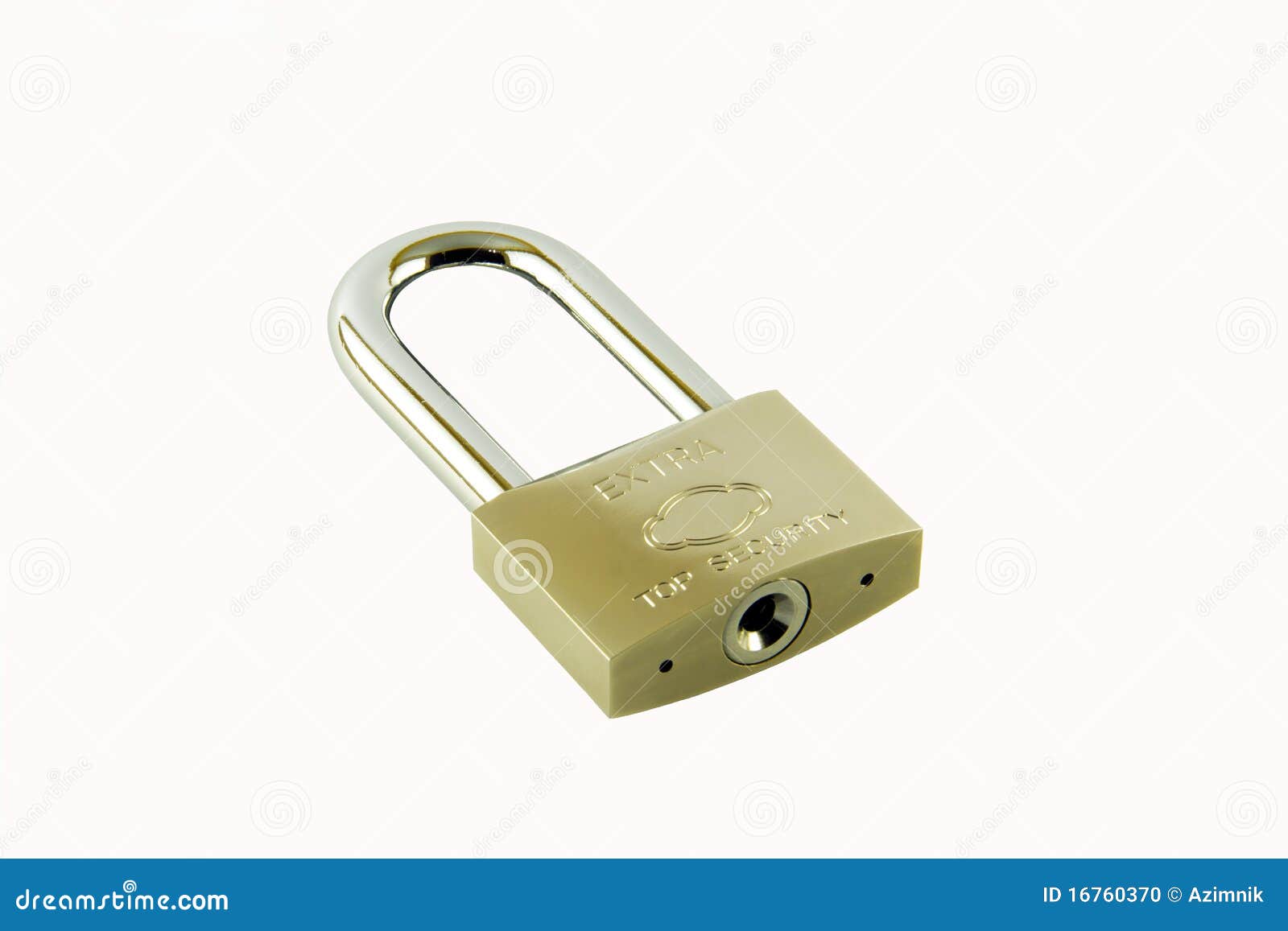 Pad lock stock photo. Image of isolated, white, safety - 16760370
