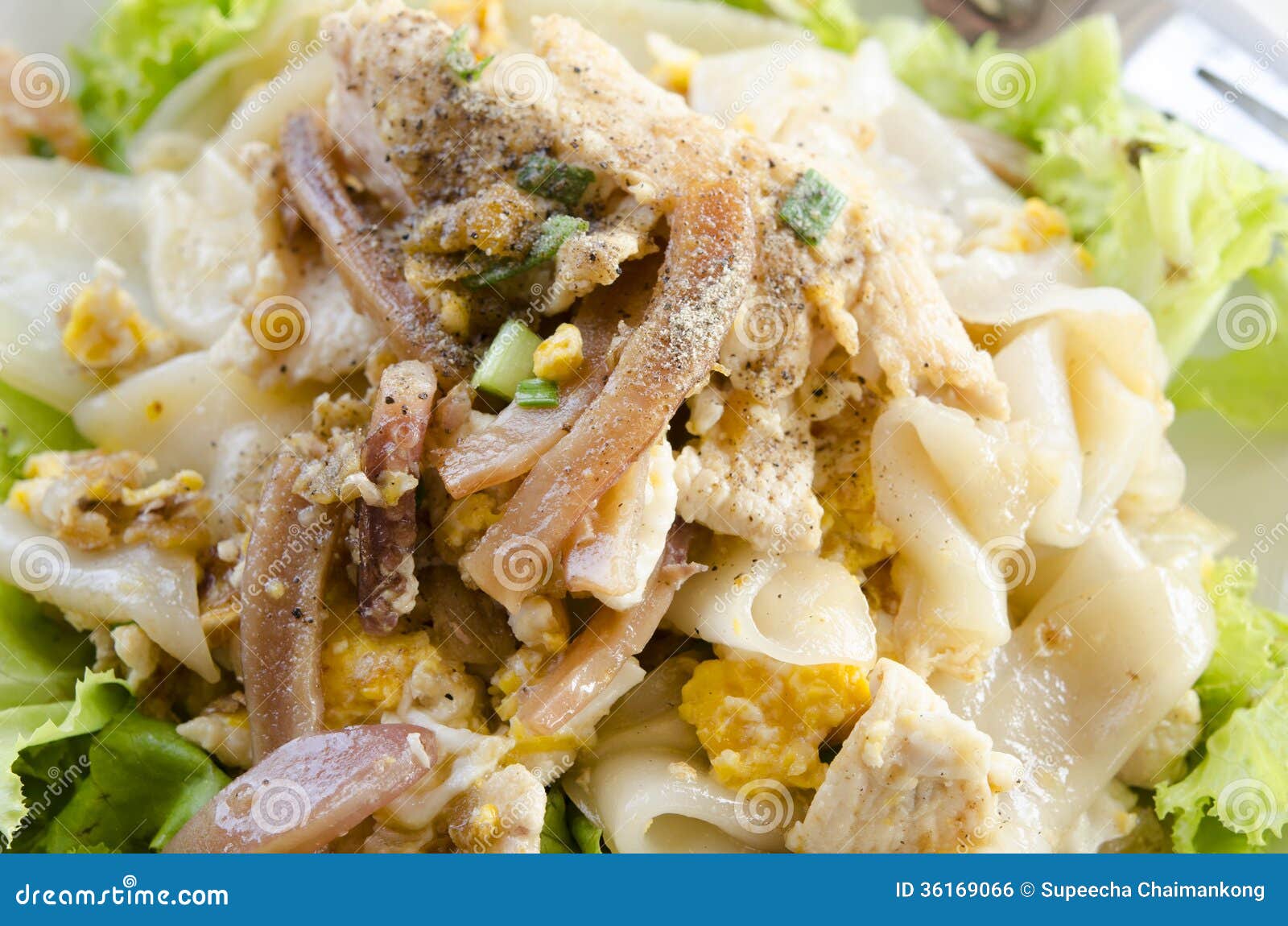 Pad See Eiw. stock photo. Image of cuisine, asia, fried - 36169066