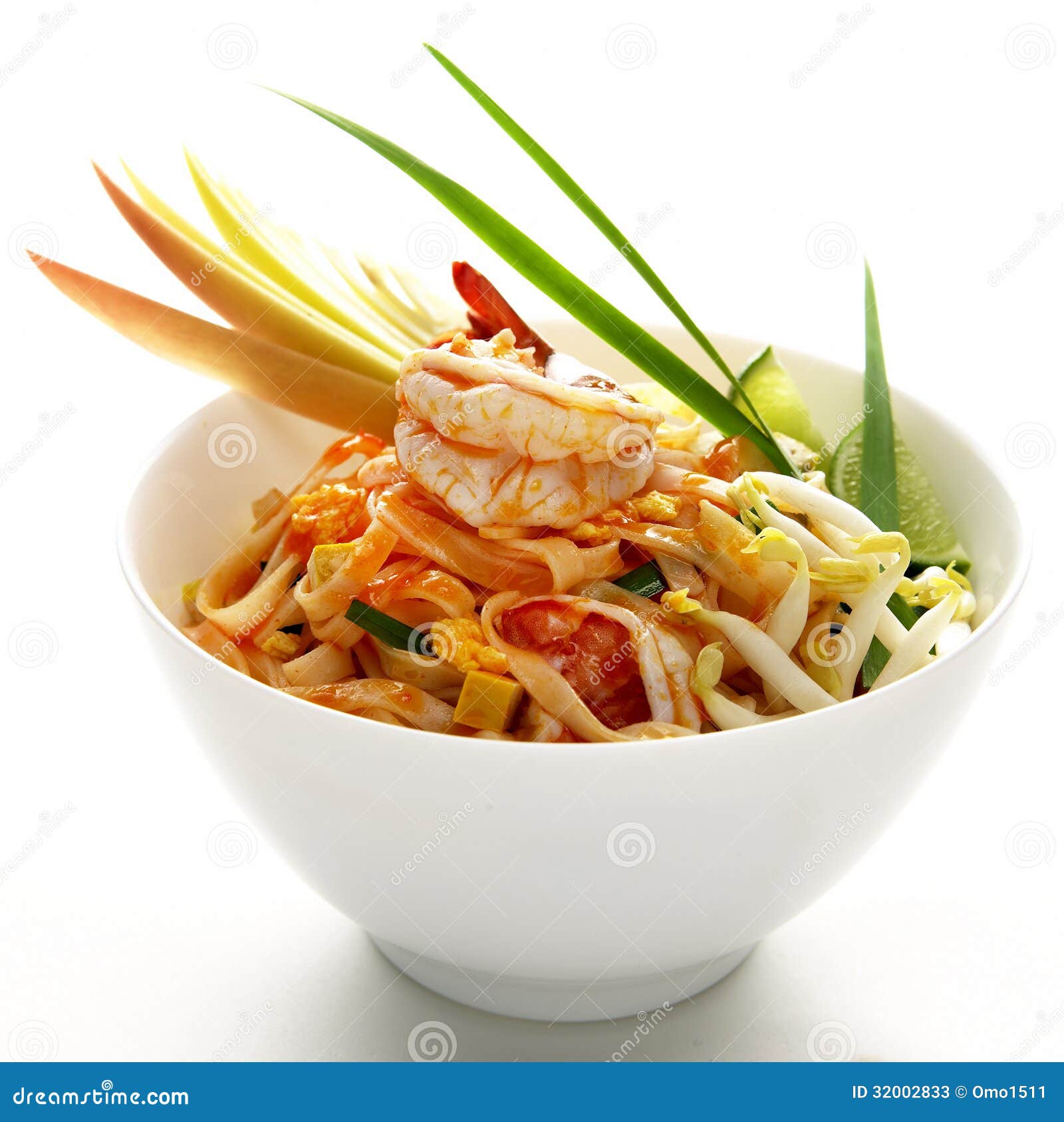 Pad Thai stock image. Image of cuisine, food, onion, architecture ...