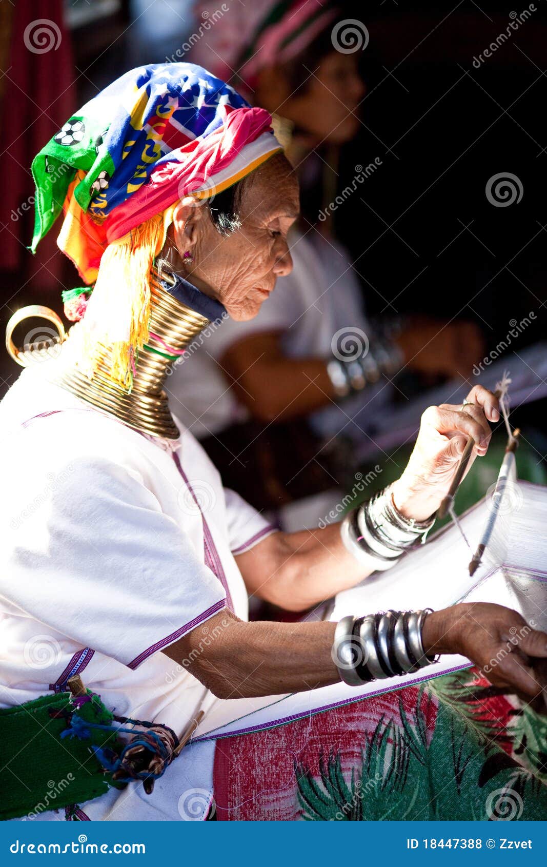 Padaung Tribe women editorial stock photo. Image of clothes - 18447388