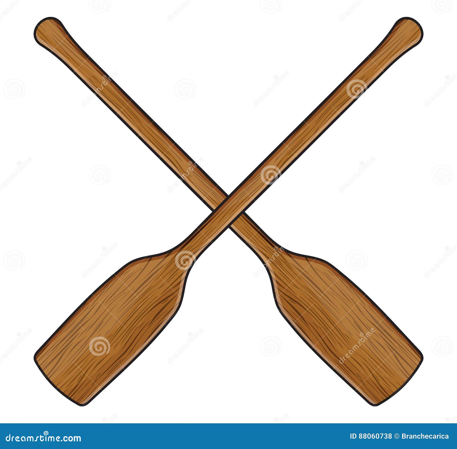 Paddel stock abbildung. Illustration von leistung, schnell - 88060738