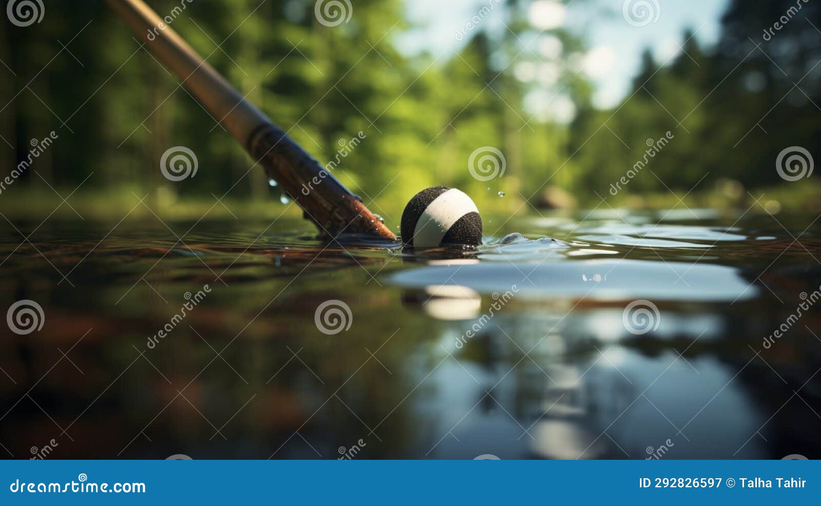 Paddle Aligned Perfectly with the Ball for a Shot Stock Illustration ...