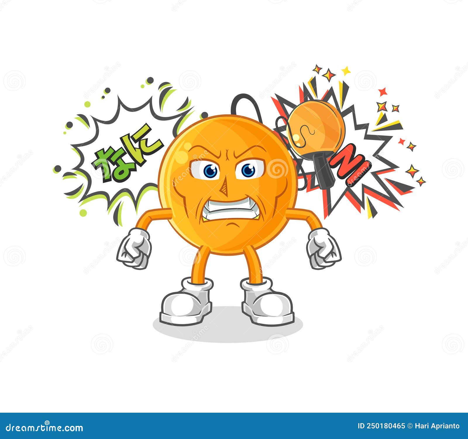 CD Anime Angry Vector. Cartoon Character | CartoonDealer.com #250181192