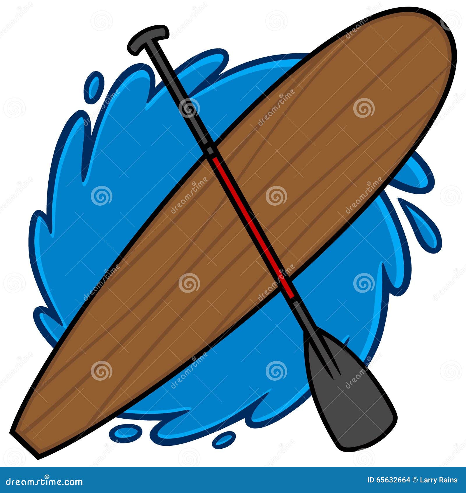 Paddle Board, Vector Icon, White Silhouette Of Man With Paddle ...