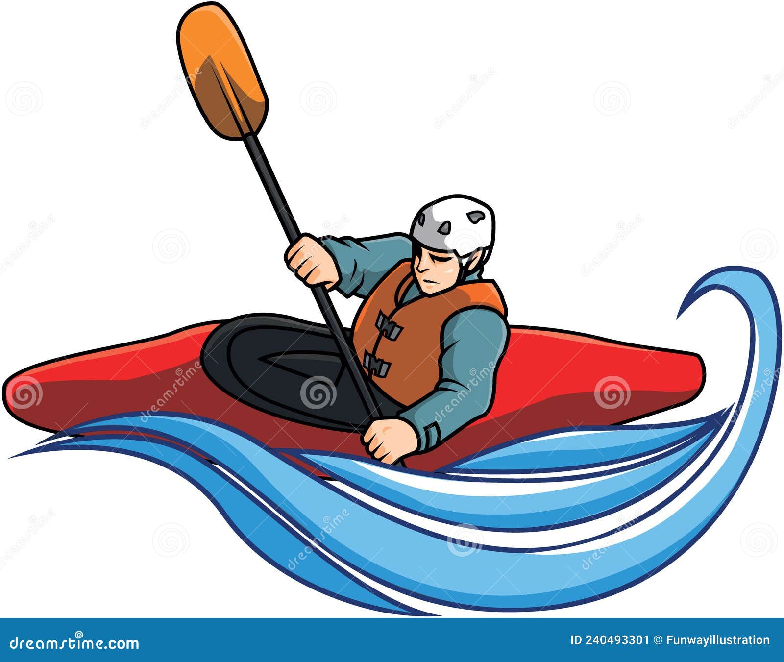 Paddle Boat Vector Design Creative Art Stock Vector - Illustration of ...