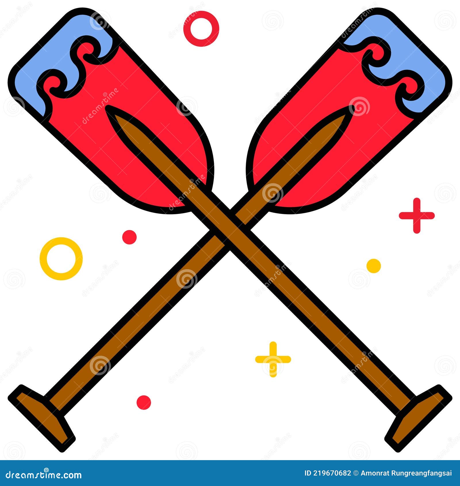 Paddle Icon, Dragon Boat Festival Related Vector Stock Vector ...