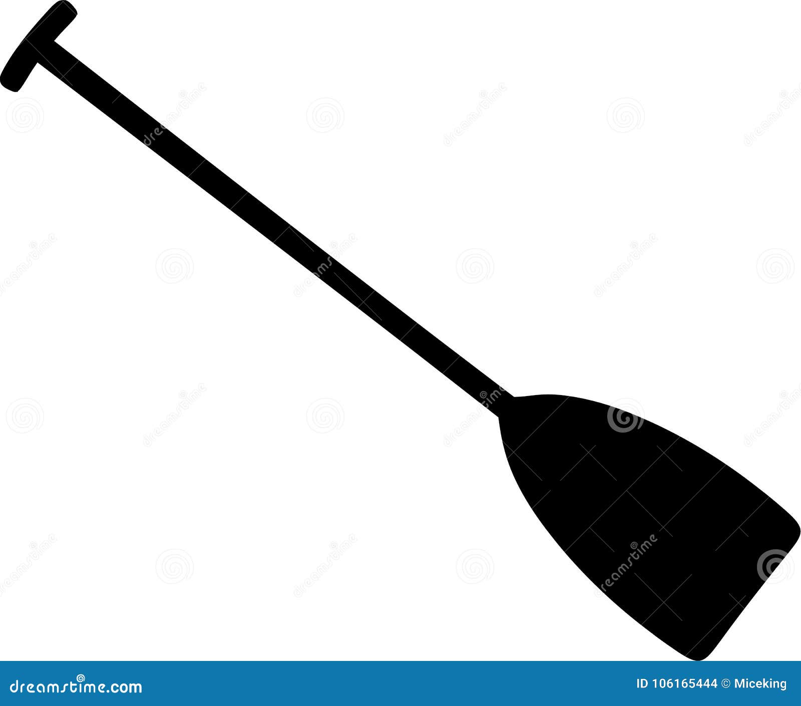 Paddle icon stock vector. Illustration of canoeing, canoe - 106165444