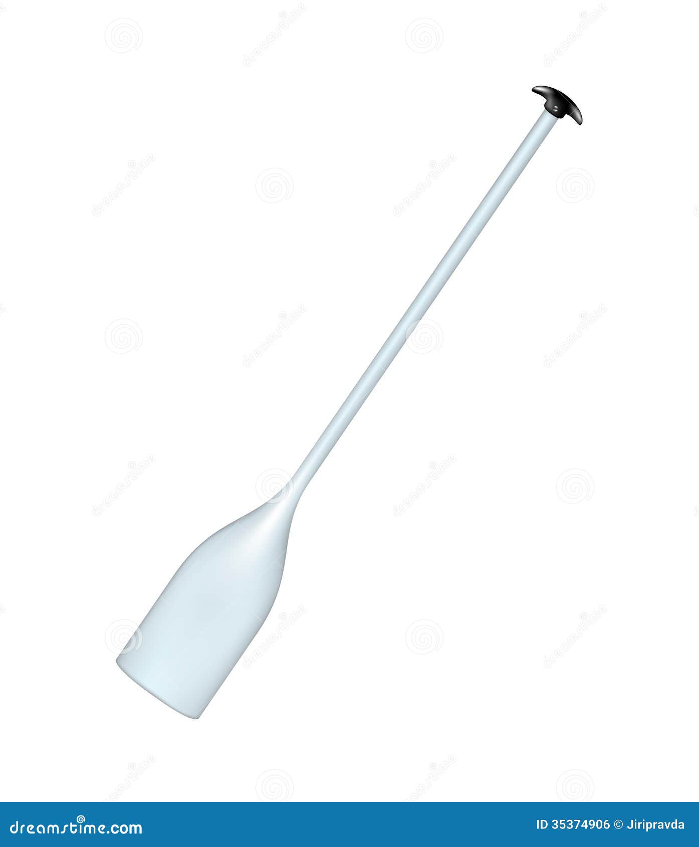 Paddle stock vector. Illustration of blue, canoe, paddle - 35374906