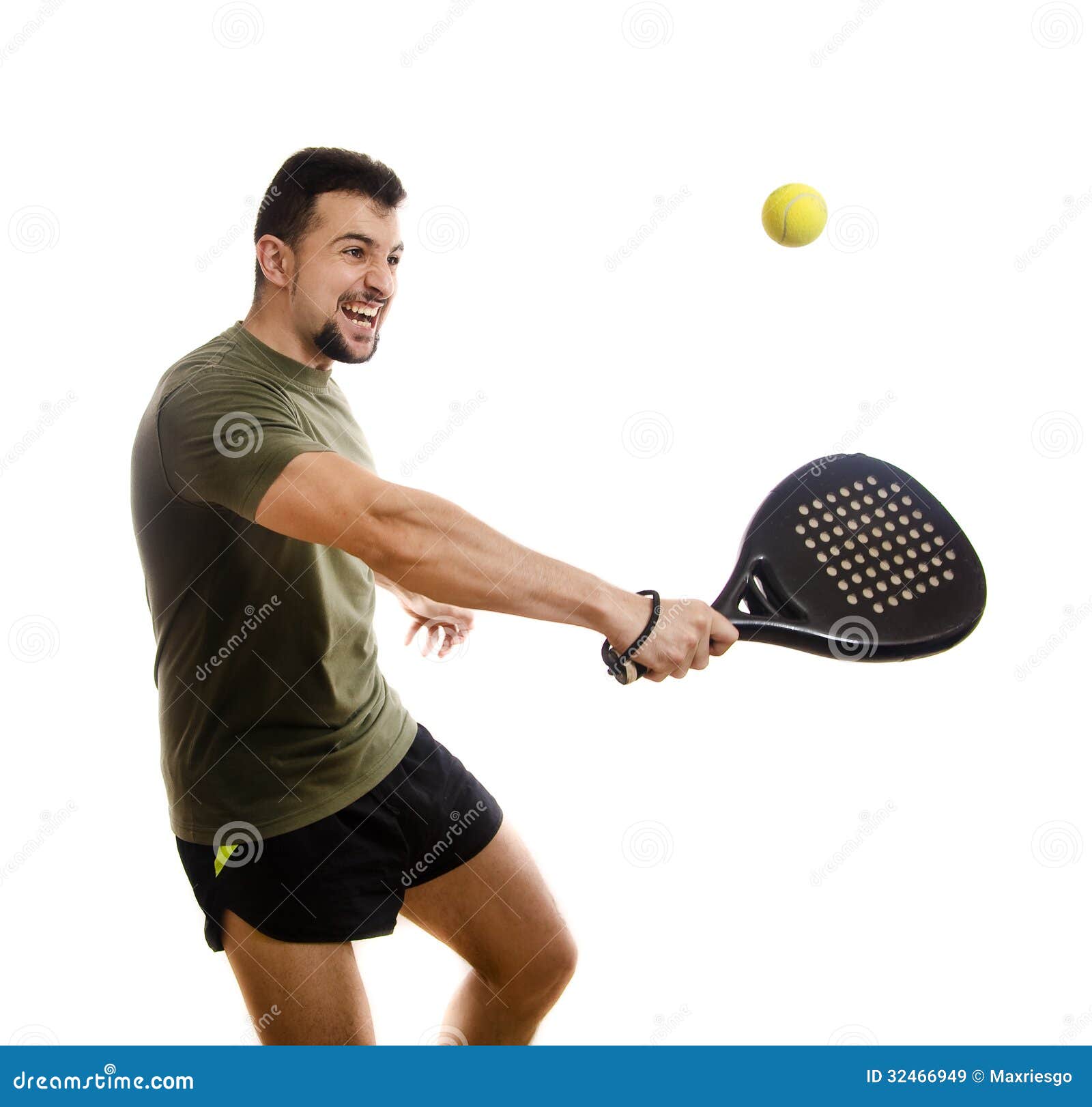 The paddle Maestro stock image. Image of ball, backhand - 32466949