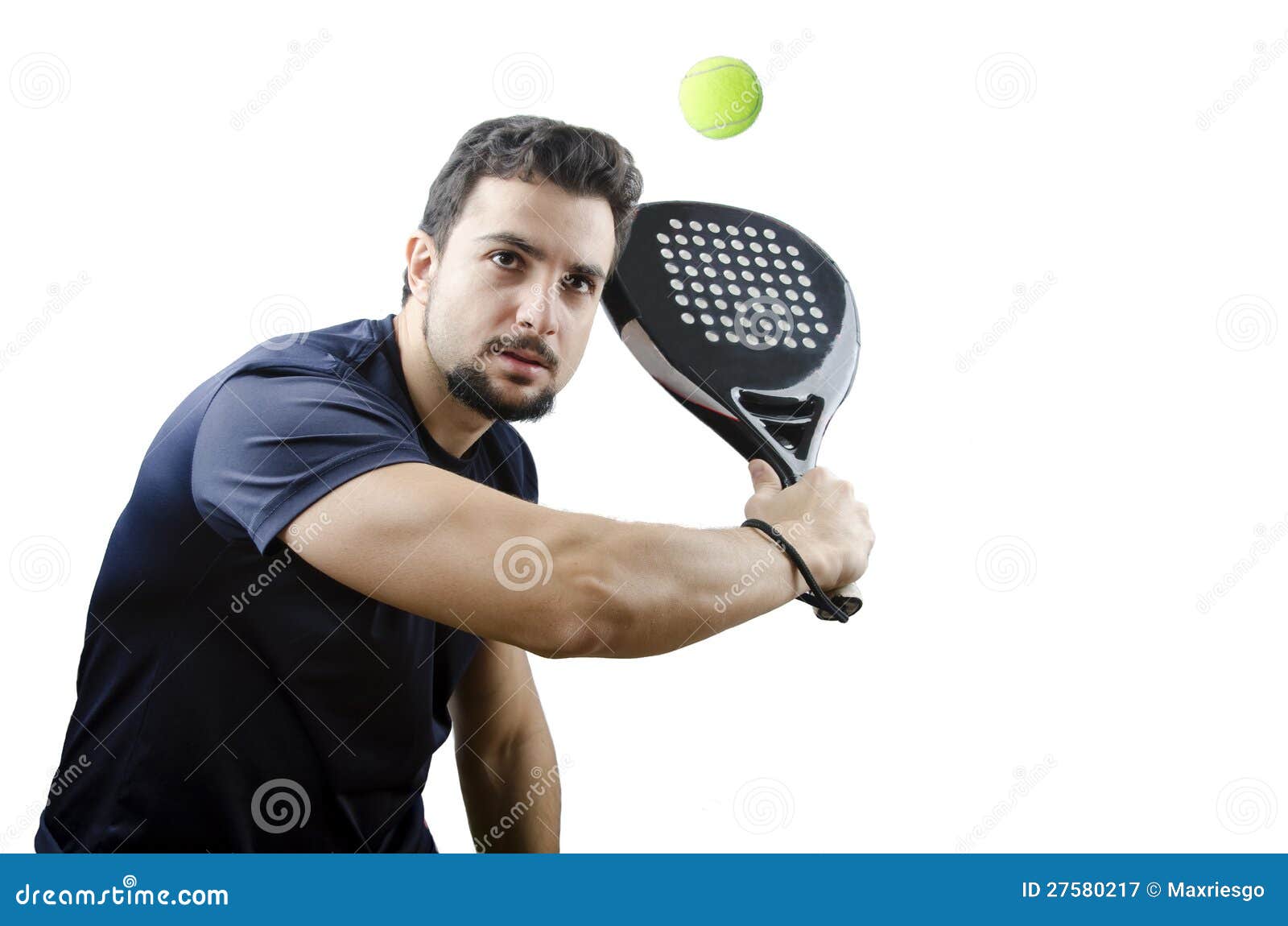 Paddle player. stock image. Image of fashion, competition - 27580217