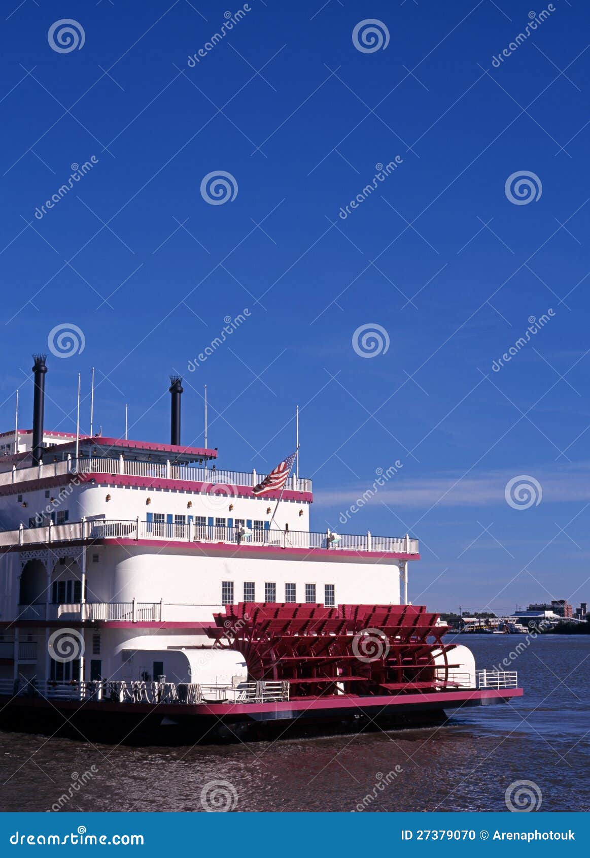 Paddle Steamer, New Orleans, USA. Stock Photo - Image of attraction ...
